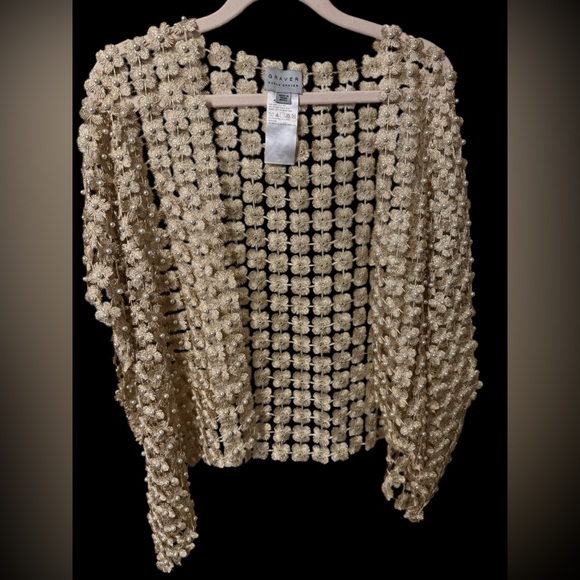 Susan Graver | Sweaters | Susan Graver Novelty Pearl Bead Embellished ...
